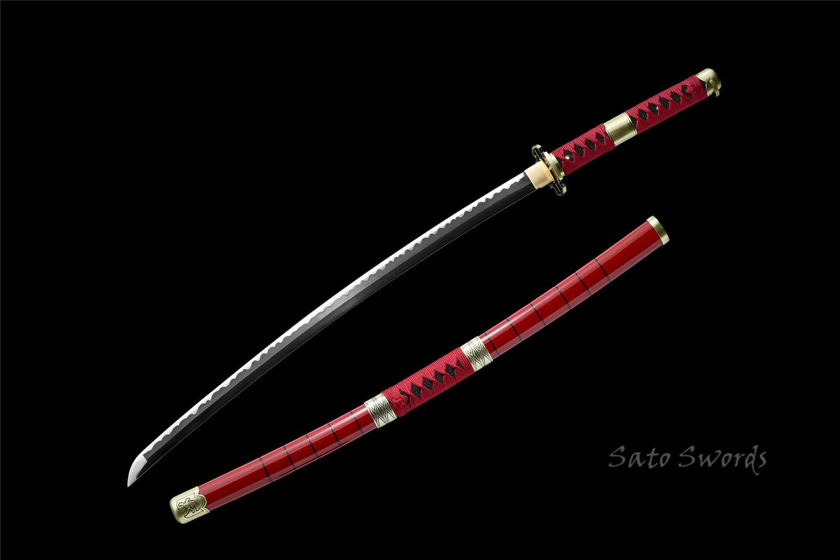 Anime Zoro's Sword Real Handmade Steel | Shusui Katana Shusui Enma Rep ...